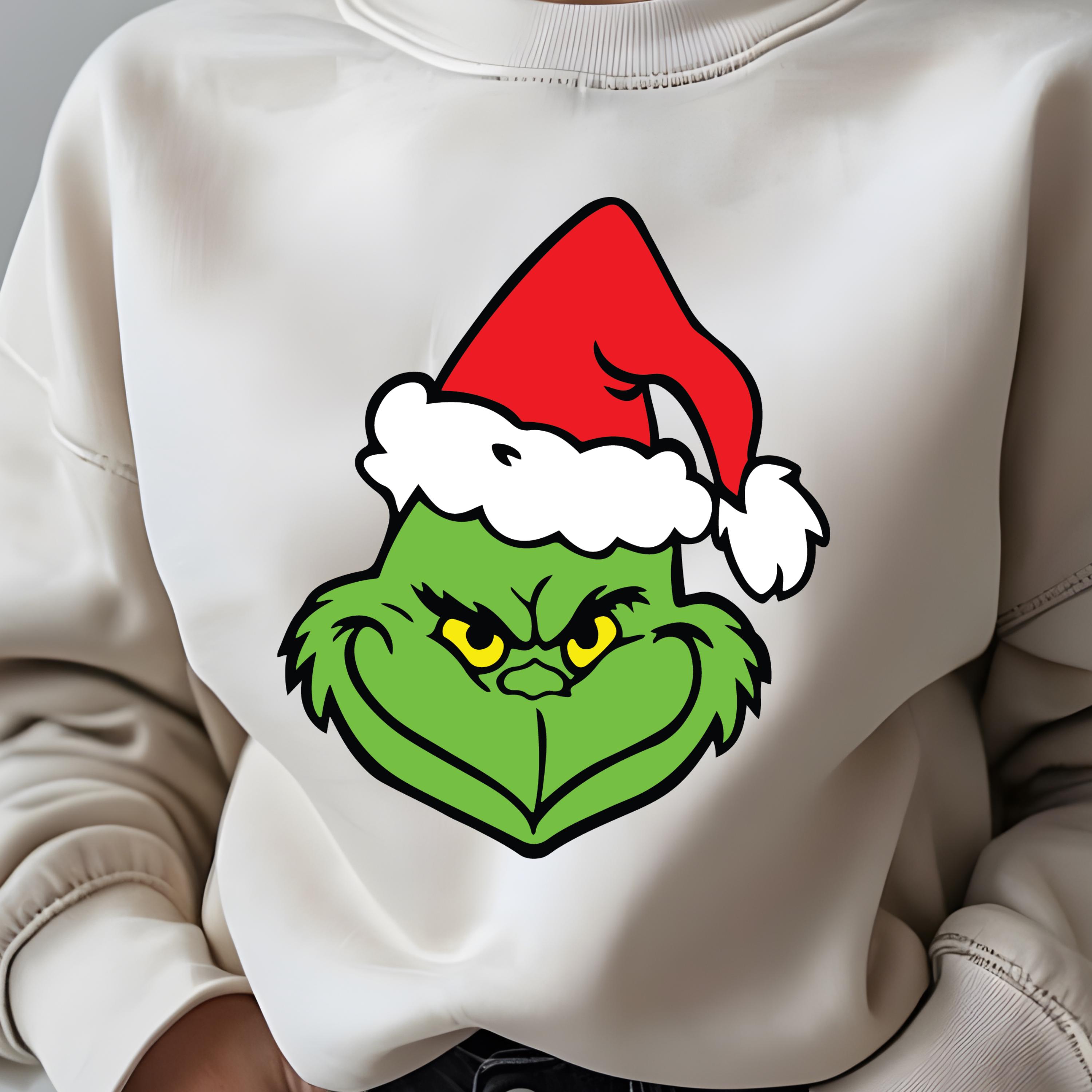 The Grinch Face Png Svg Grinning Merry Grinchmas Instant Download - Etsy
