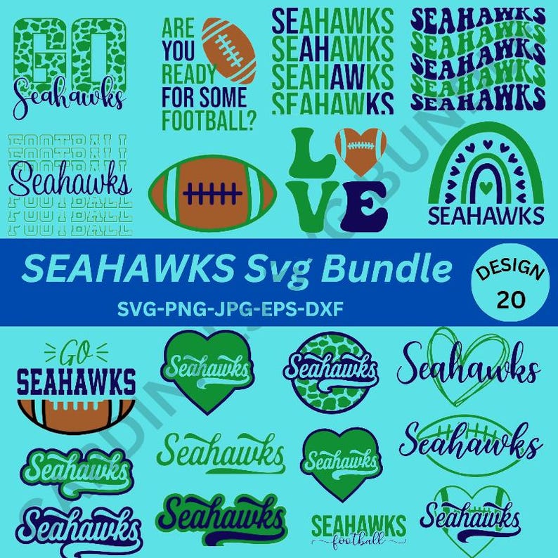 Go Seahawks Football SVG PNG, Seahawks Svg, Leopard Go Seahawks Svg ...