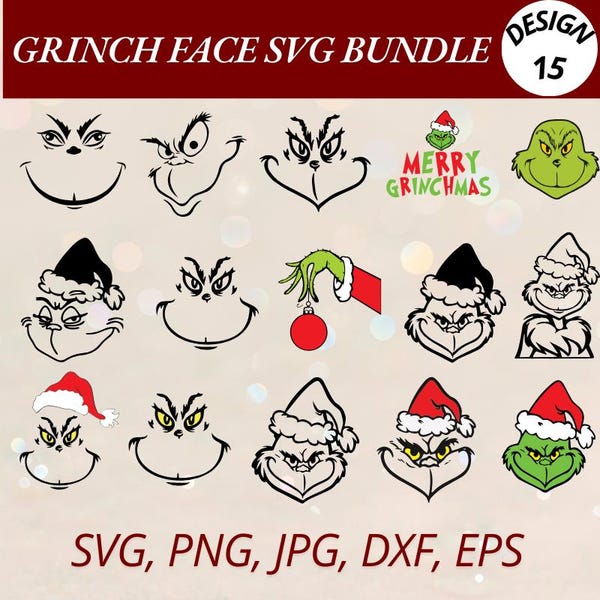 Grinch Dxf Silhouette - Etsy