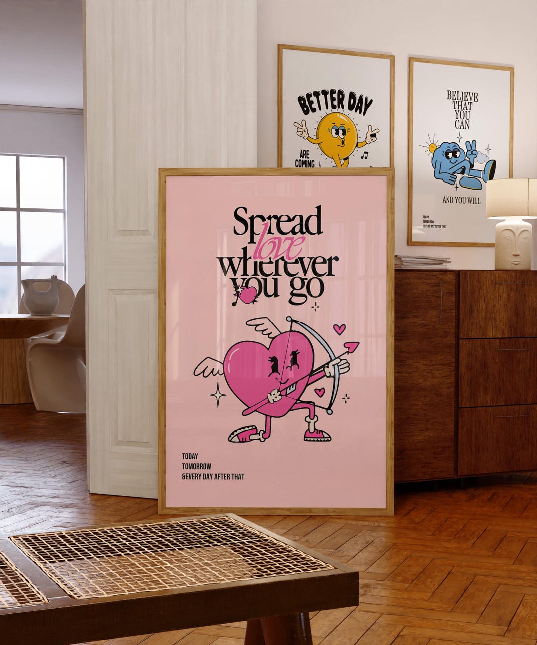 Spread Love Wherever You Go Motivational Quote Poster Inspirational ...