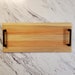 Hardwood Food Safe Serving Tray With Square Handles - Etsy