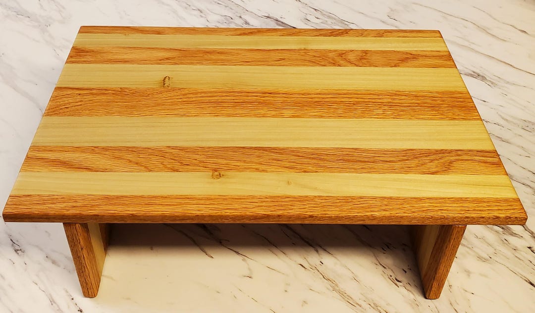 Poplar & Oak Countertop Riser | Handmade | Shown 12"x18"x5" | Custom ...