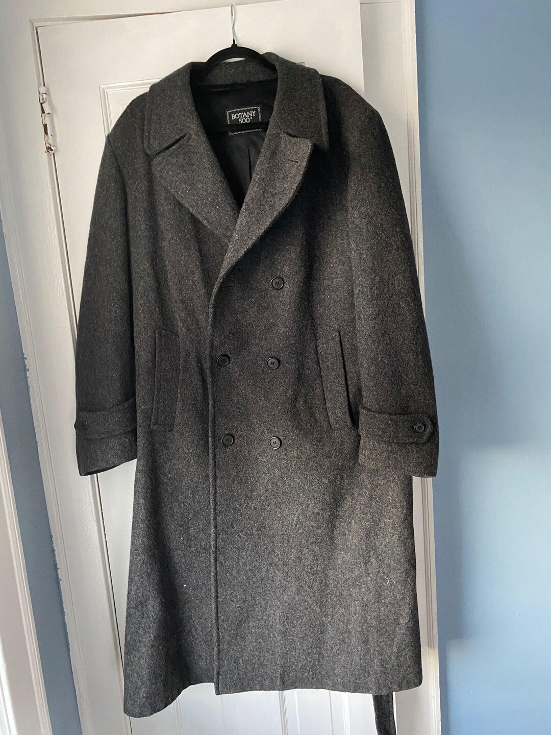 Vintage Botany 500 Wool Coat, Classic Unisex Style, Gray Coat, Women's ...