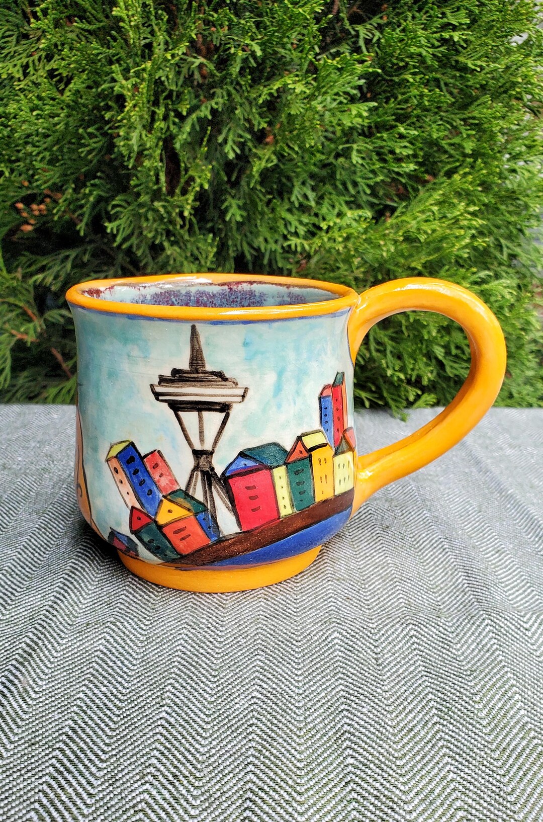 Handmade Pottery Mug. Seattle Cup - Etsy