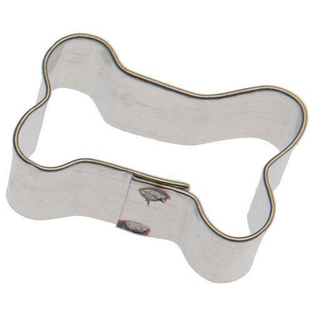 Mini Dog Bone Cookie Cutter 1.25 in M15, Handmade in the USA, Tin ...