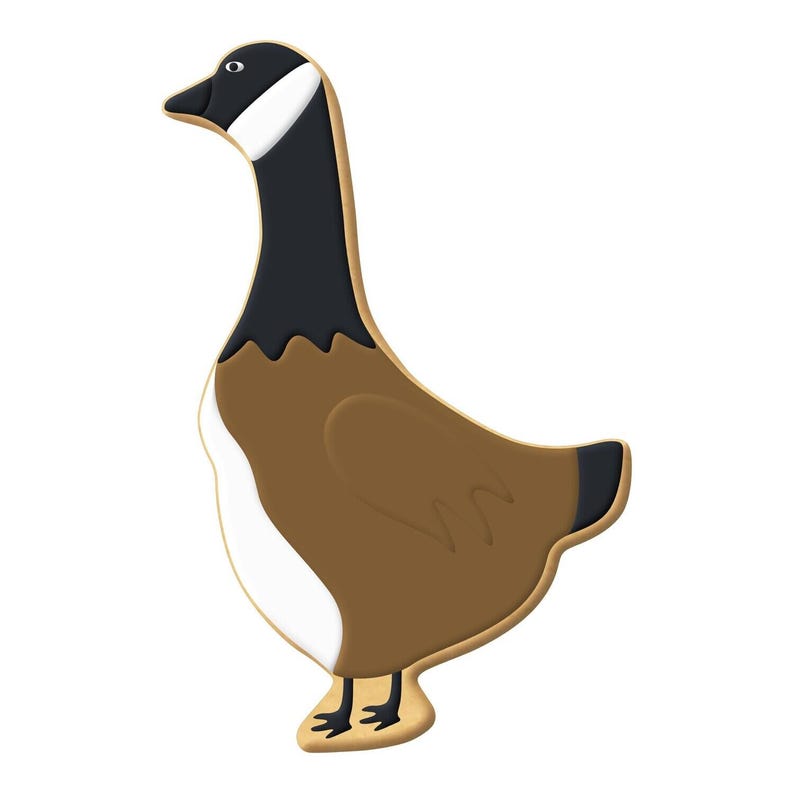 Canadian Goose Cookie Cutter 5 in B549, Handmade in the USA, Tin-plated ...