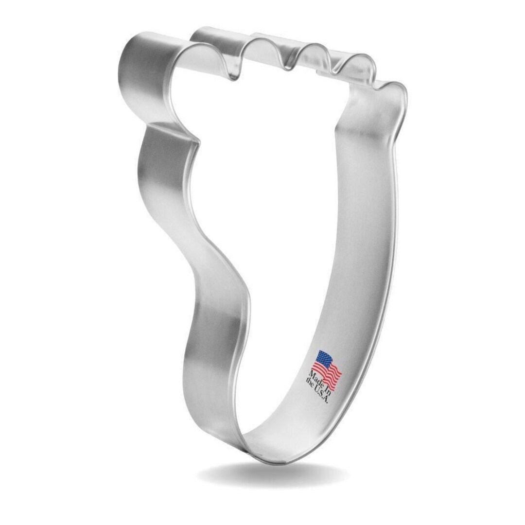 Foot Cookie Cutter 3 7/8 in B1219, Handmade in the USA - Etsy