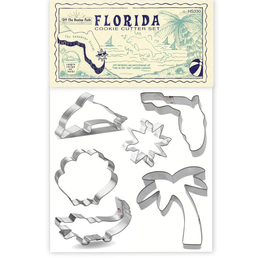 Florida Cookie Cutter 6-piece Set - HS330, Handmade in the USA - Etsy