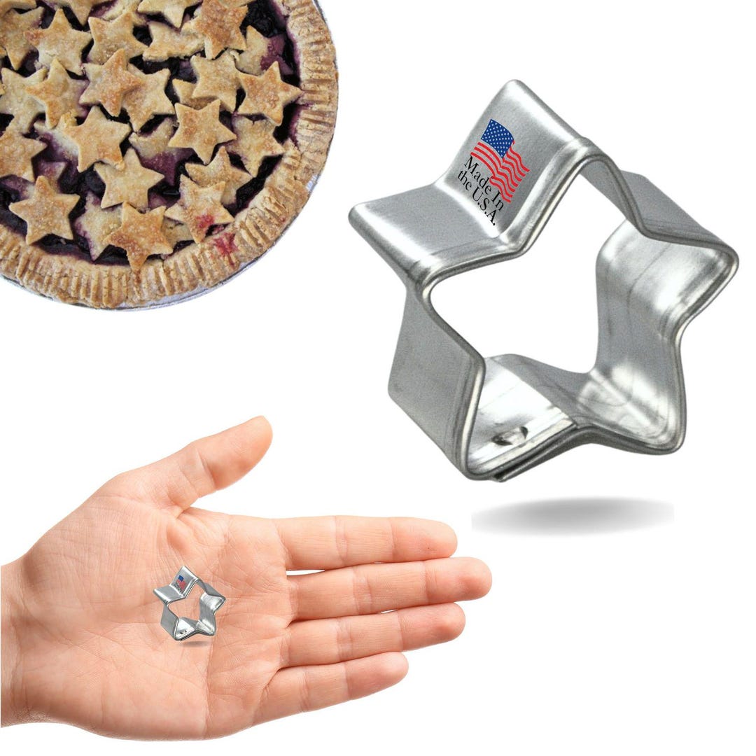 Mini Star Cookie Cutter 1 in M67, Handmade in the USA, Tin-plated Steel ...