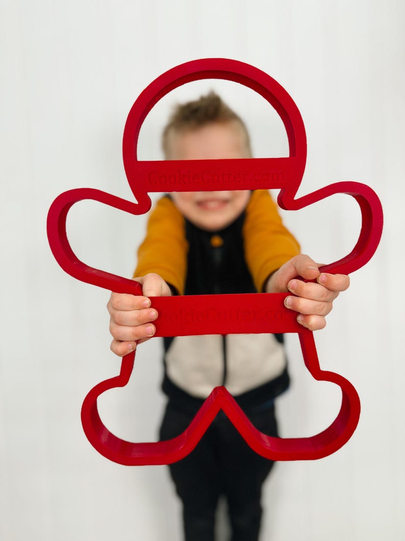 XXL Gingerbread Man Gingerbread Giant 14 Inch 3D Printed in the USA - Etsy