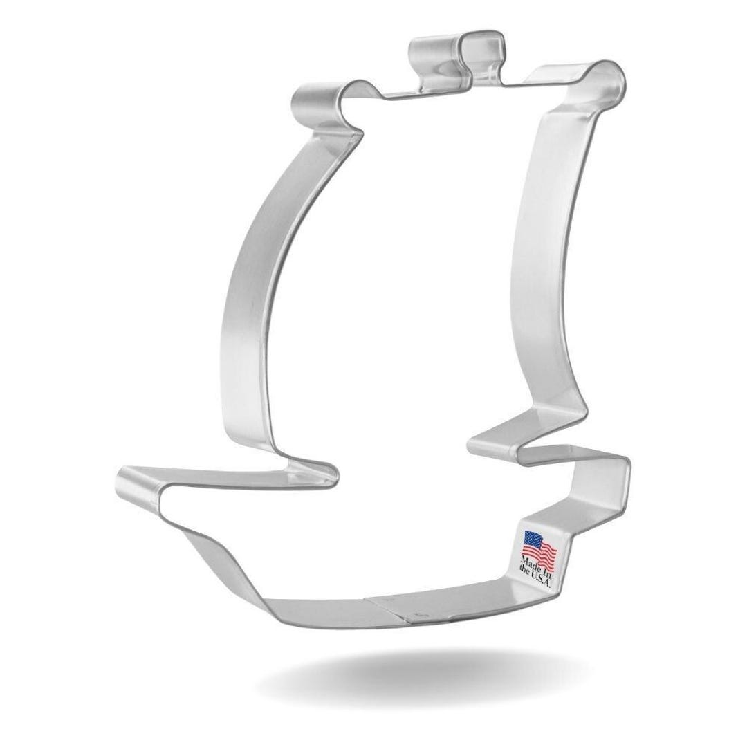 Pirate Ship Cookie Cutter 4.75 in B1704F, Handmade in the USA - Etsy