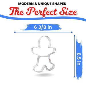 Extra Large Gingerbread Man Cookie Cutter - Perfect for Holiday Baking ...