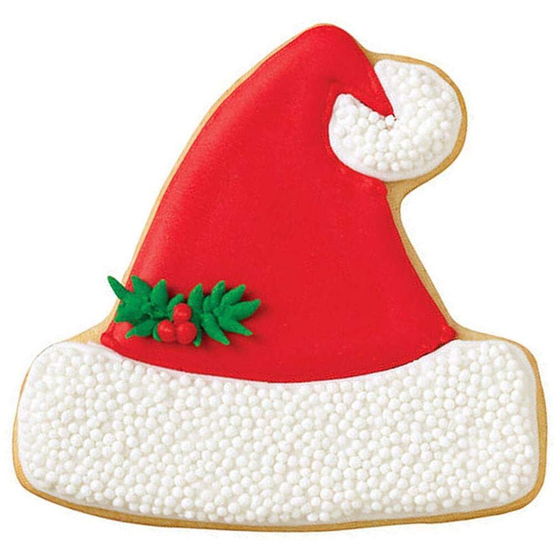 Santa Hat Stocking Cap Cookie Cutter 3.75 in B1632, Handmade in the USA ...