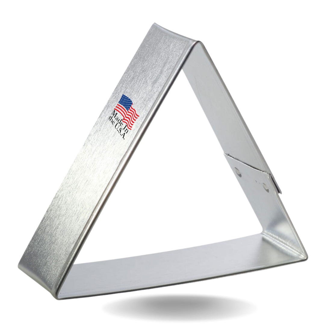 Triangle Cookie Cutter 3 in B0700, Handmade in the USA - Etsy