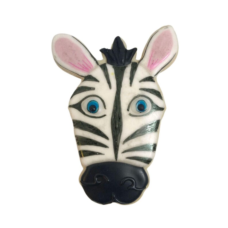 Zebra Face Cookie Cutter 4 in B1579, Handmade in the USA - Etsy