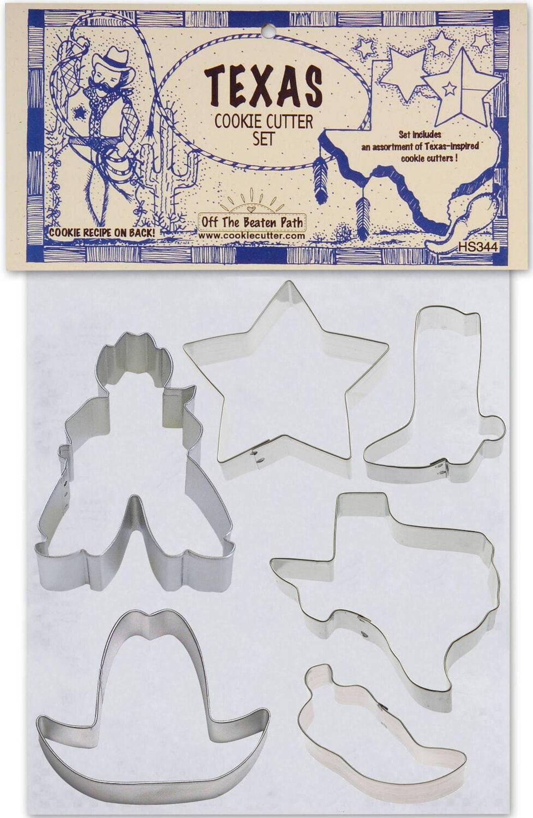 Texas Cookie Cutter 6-piece Set - HS344, Handmade in the USA - Etsy