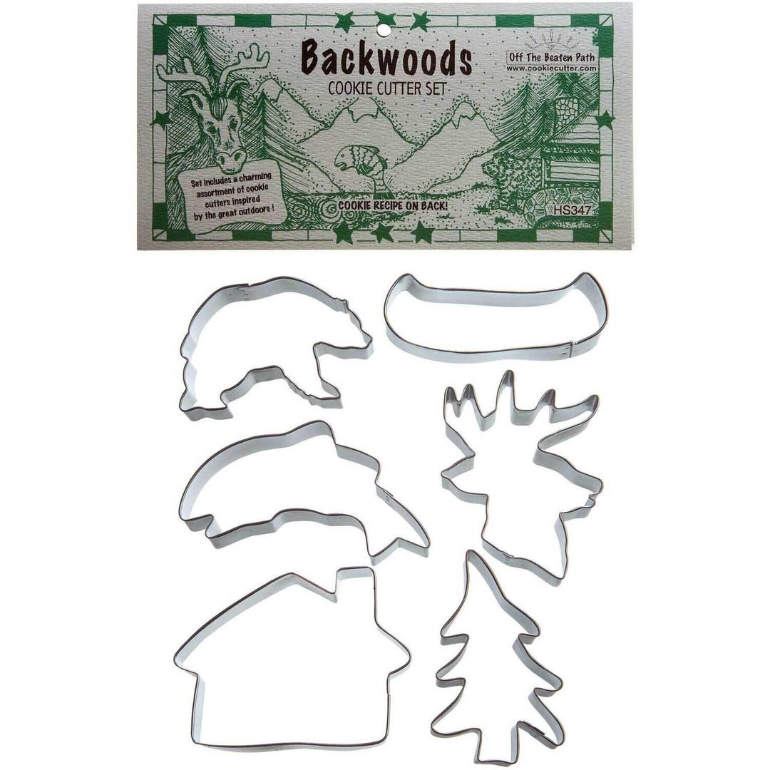 Backwoods Cookie Cutter 6-piece Set - HS347, Handmade in the USA - Etsy