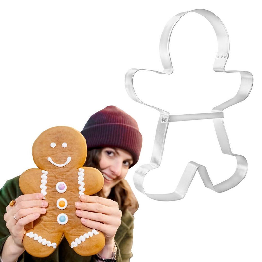 Extra Large Gingerbread Man Cookie Cutter - Perfect for Holiday Baking ...
