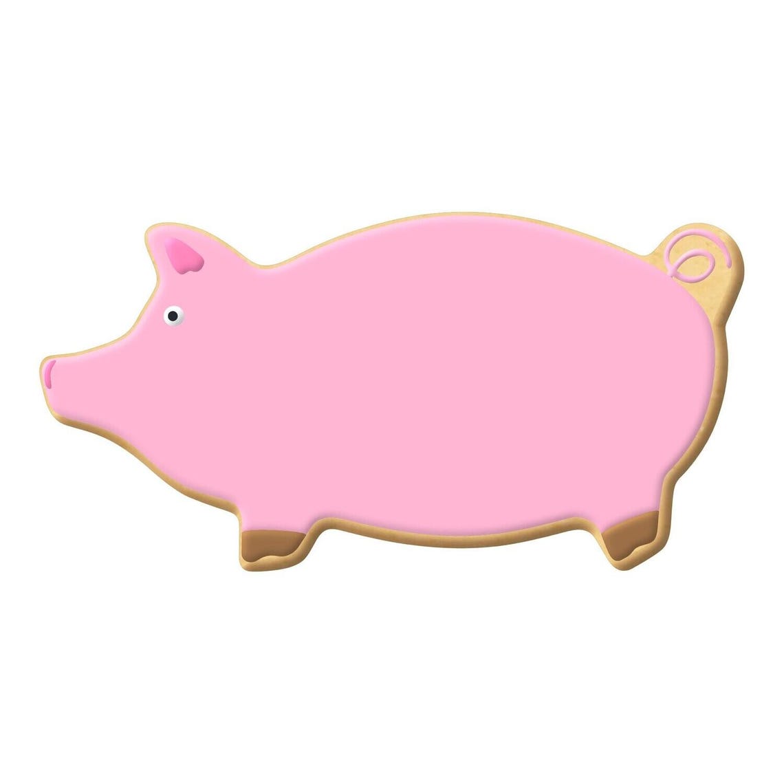 Marranitos Pig Cookie Cutter 5 in B1202, Handmade in the USA - Etsy