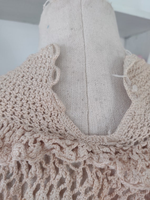 1910s Edwardian crochet dress - Gem