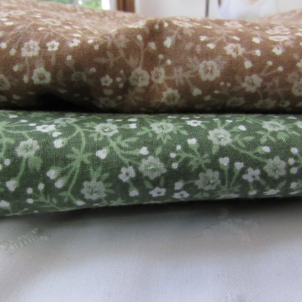 Green Calico Fabric - Etsy