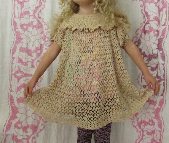 1910s Edwardian crochet dress - Gem