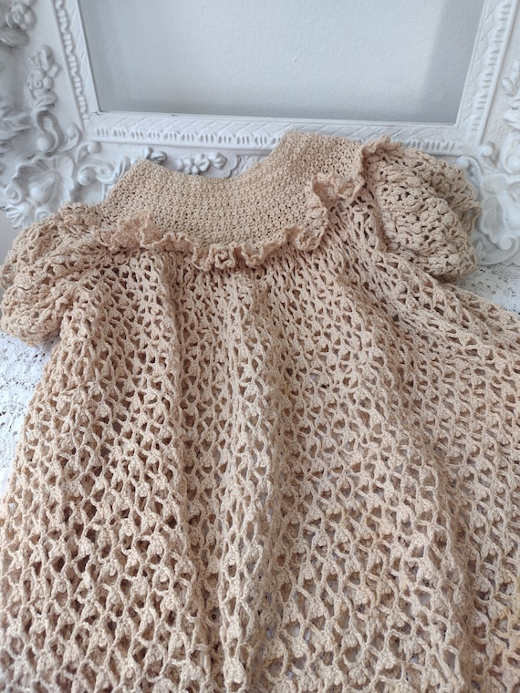 1910s Edwardian crochet dress - Gem