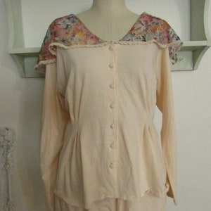 Victorias Secret Peach Jersey Pajama Set - Peach Pajamas With Rainbow ...