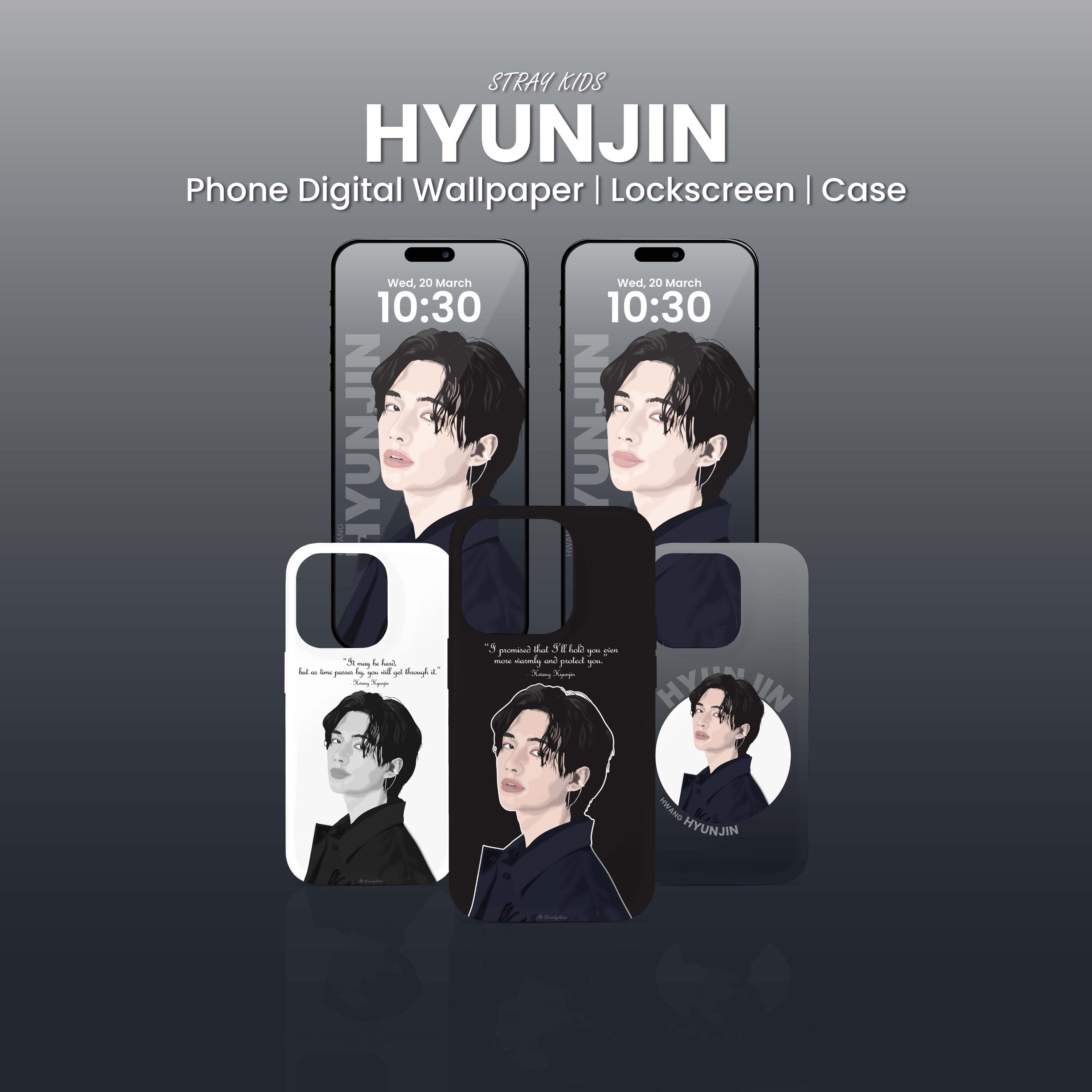 Stray Kids HYUNJIN Wallpaper / Lock Screen - Etsy