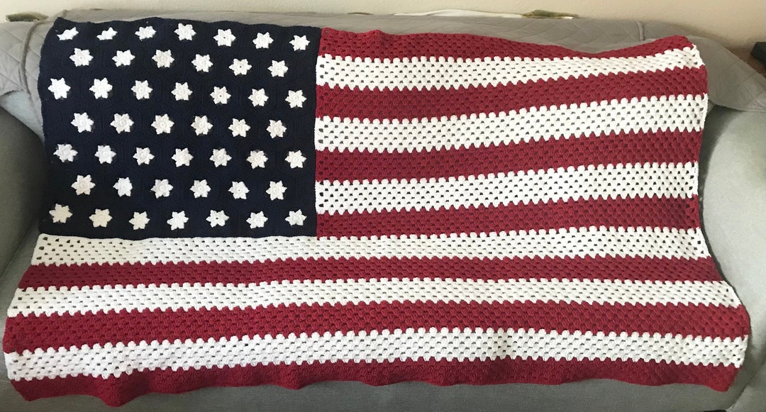 USA Afghan, American Afghan, Patriotic Afghan, Patriots Afghan, Ref ...