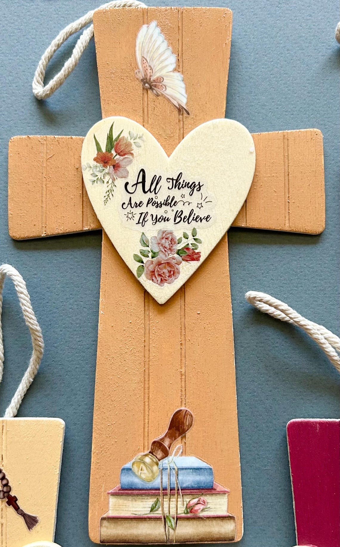 Cross Inspirational, Cross Decor, Positive Decor, Inspirational ...