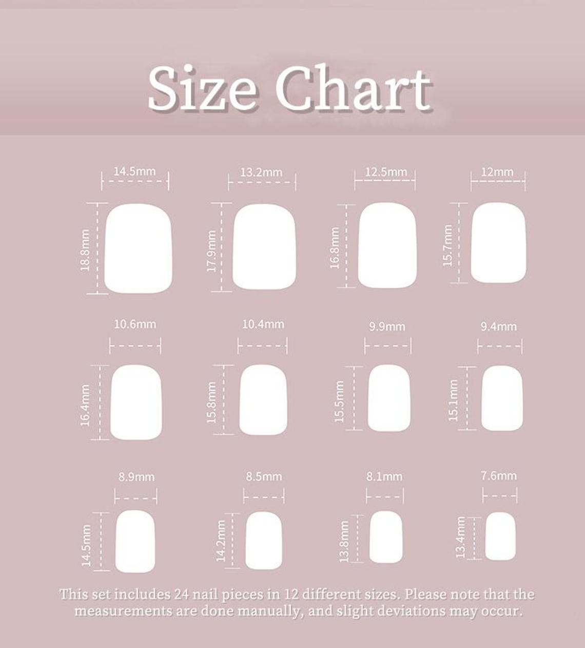 Press on Nails, White Pearl Metal Nails, Small Round Square Nails, Gift ...