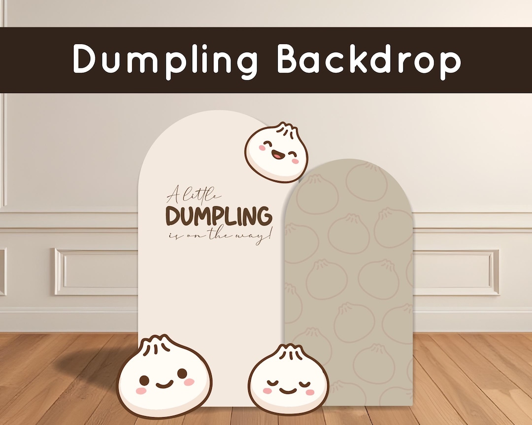 A Little Dumpling is on the Way Themed Baby Shower Party Dumpling ...