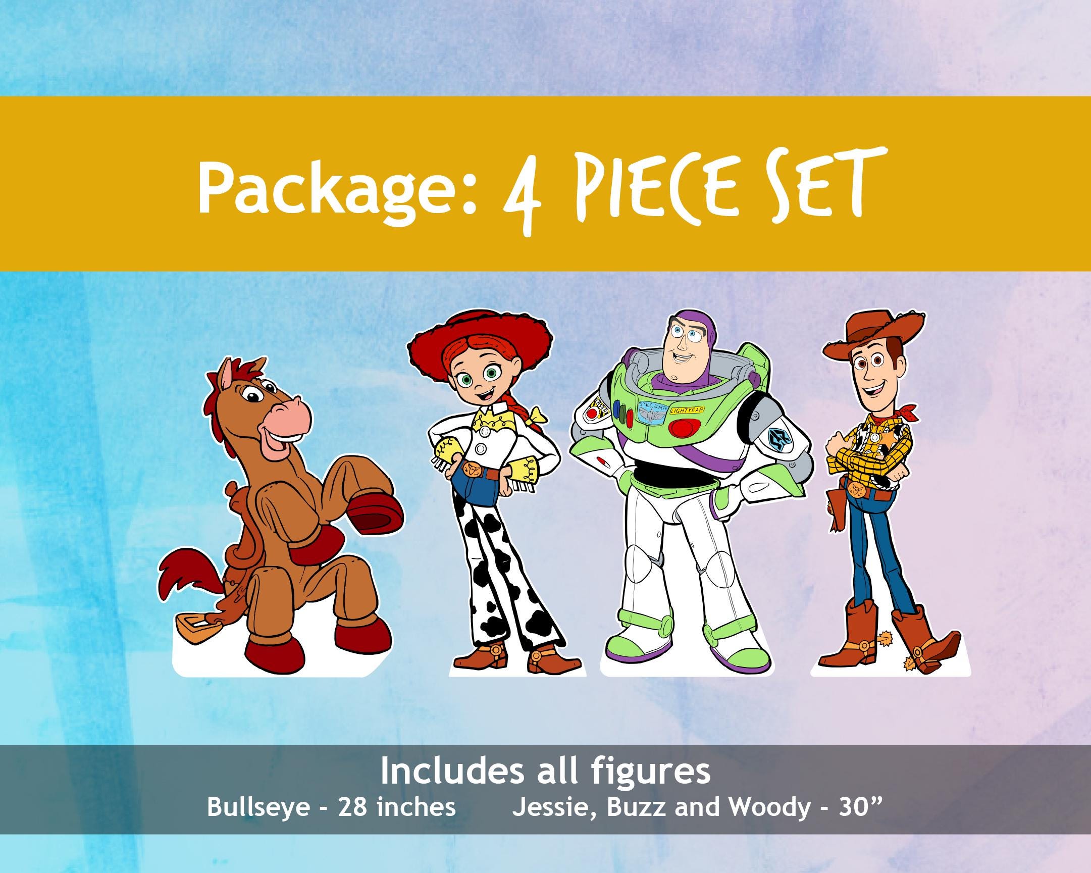 Toy Story Big Cutouts, Yard Art, Birthday Decor, Outdoor Sign ...