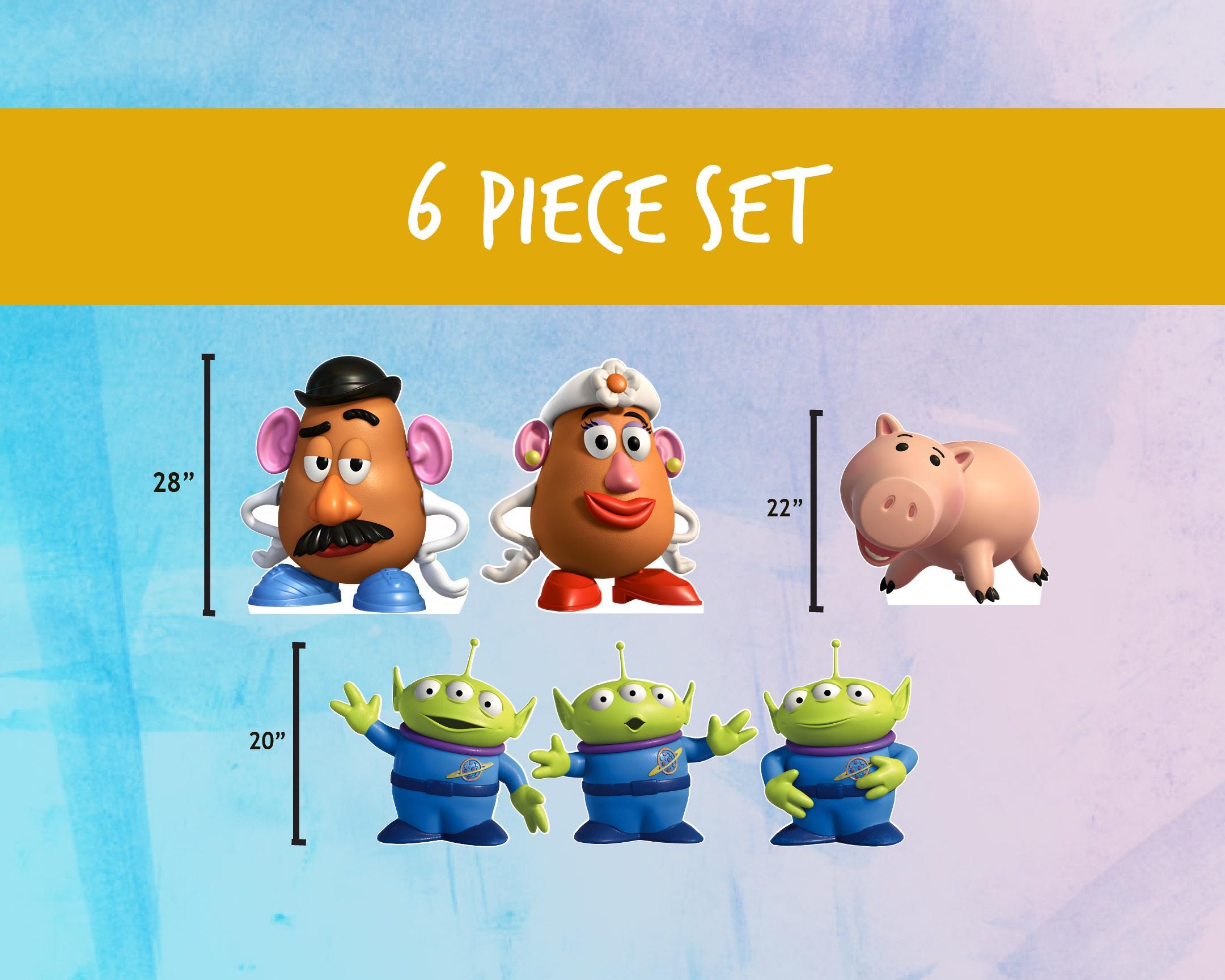 Toy Story Character Cutouts: Outdoor Birthday Party Decor - Etsy
