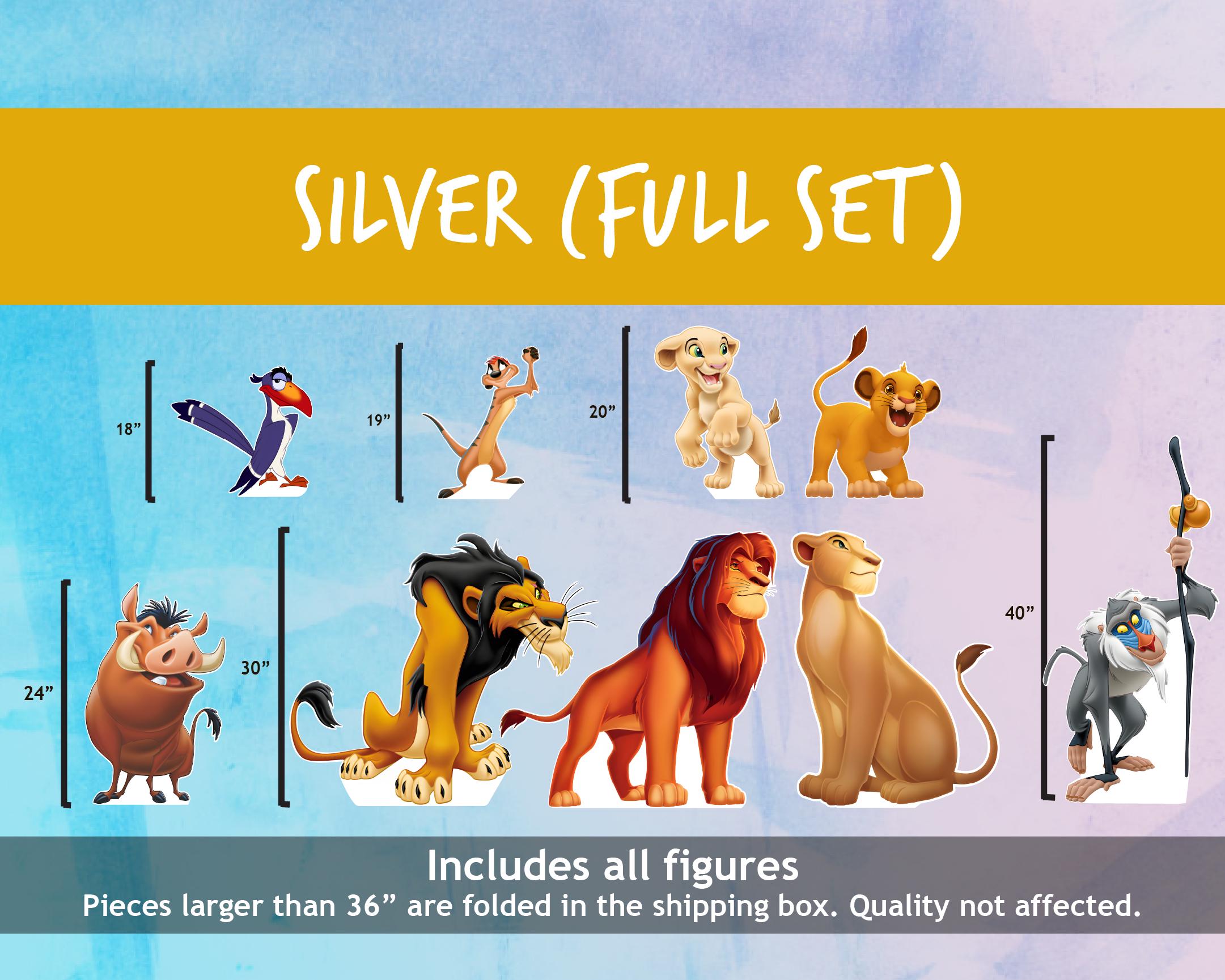 Lion King Big Cutouts, Yard Art, Birthday Decor, Outdoor Sign ...