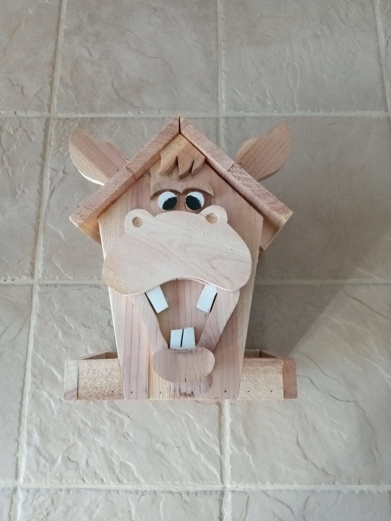 Goofy Donkey Cedar Birdfeeder - Etsy