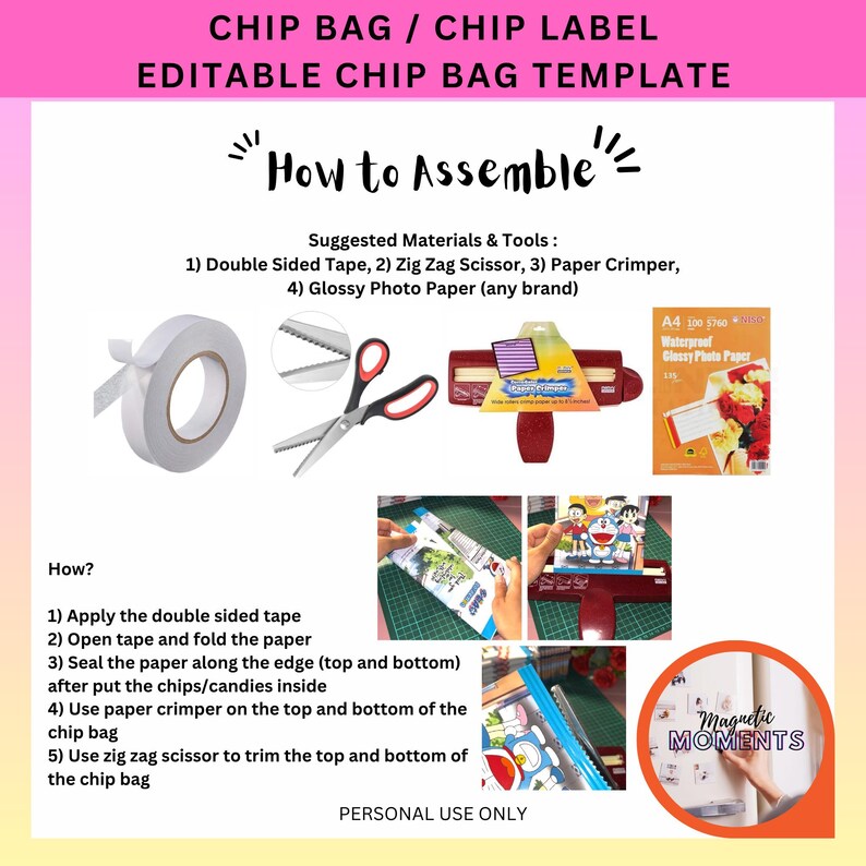 Family Day Chip Bag, Family Day Chip Label, Custom Chip Bag, Digital ...
