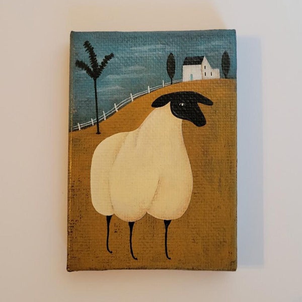 Folk Art Painting - Etsy