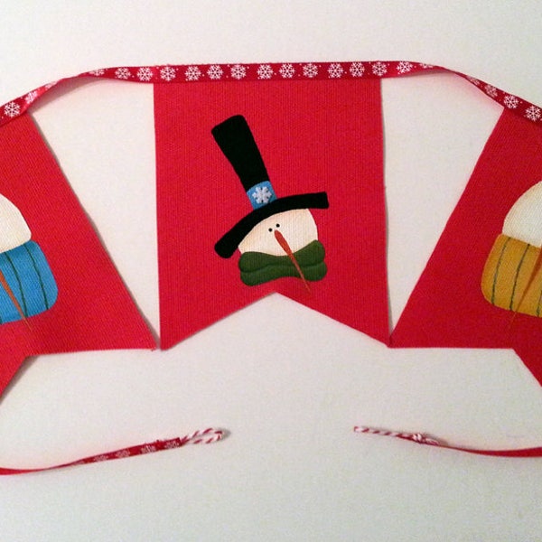 Snowman Banner - Etsy