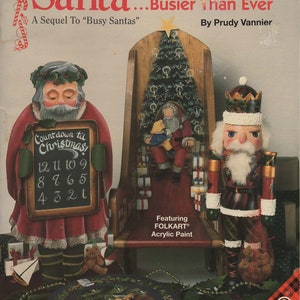 Prudy Vannier Patterns Prudy's Santa...busier Than Ever Tole Painting ...