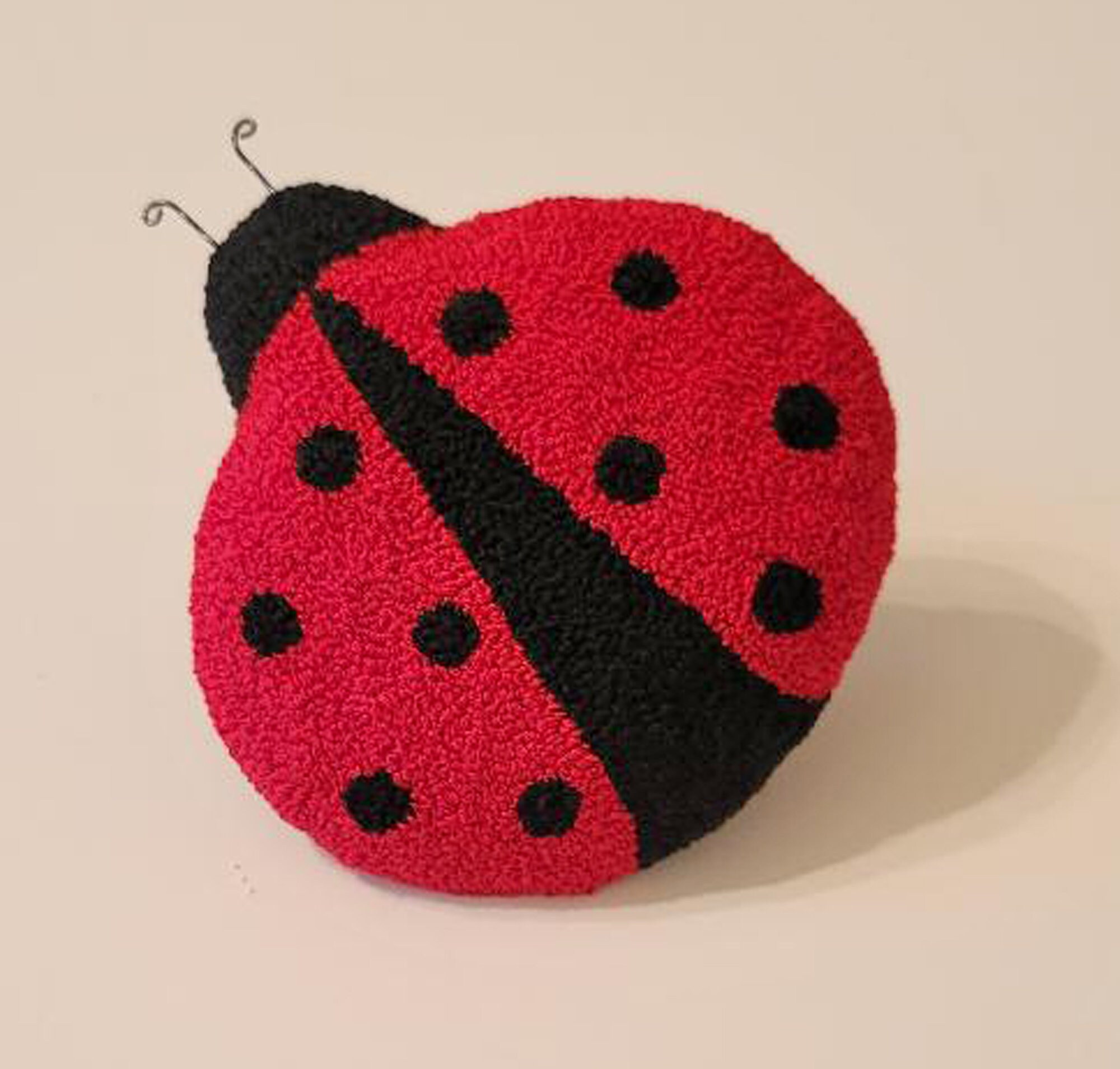 Punch Needle Pattern Ladybug, PDF Instant Download, Punch Needle PDF ...