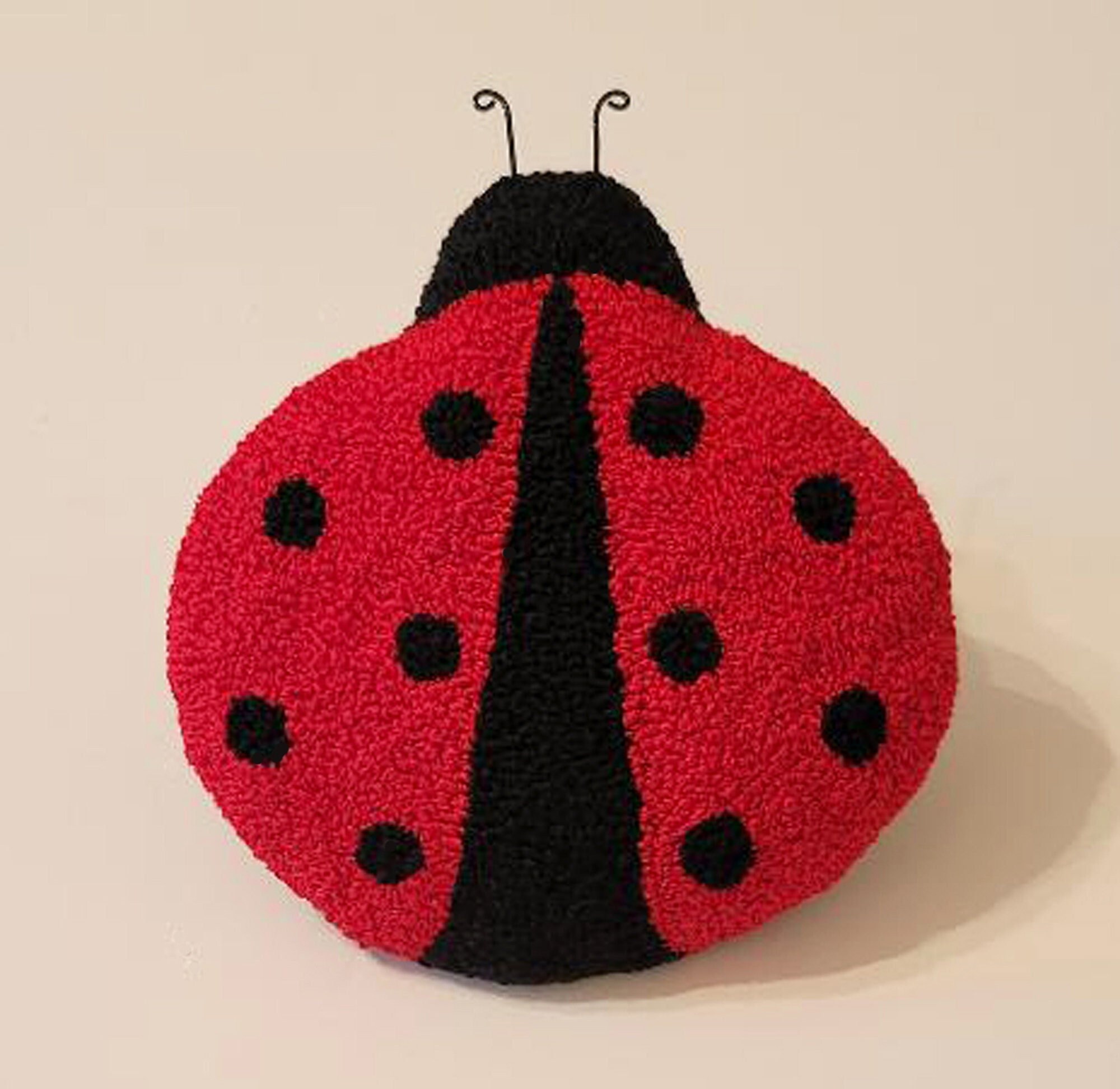 Punch Needle Pattern Ladybug, PDF Instant Download, Punch Needle PDF ...