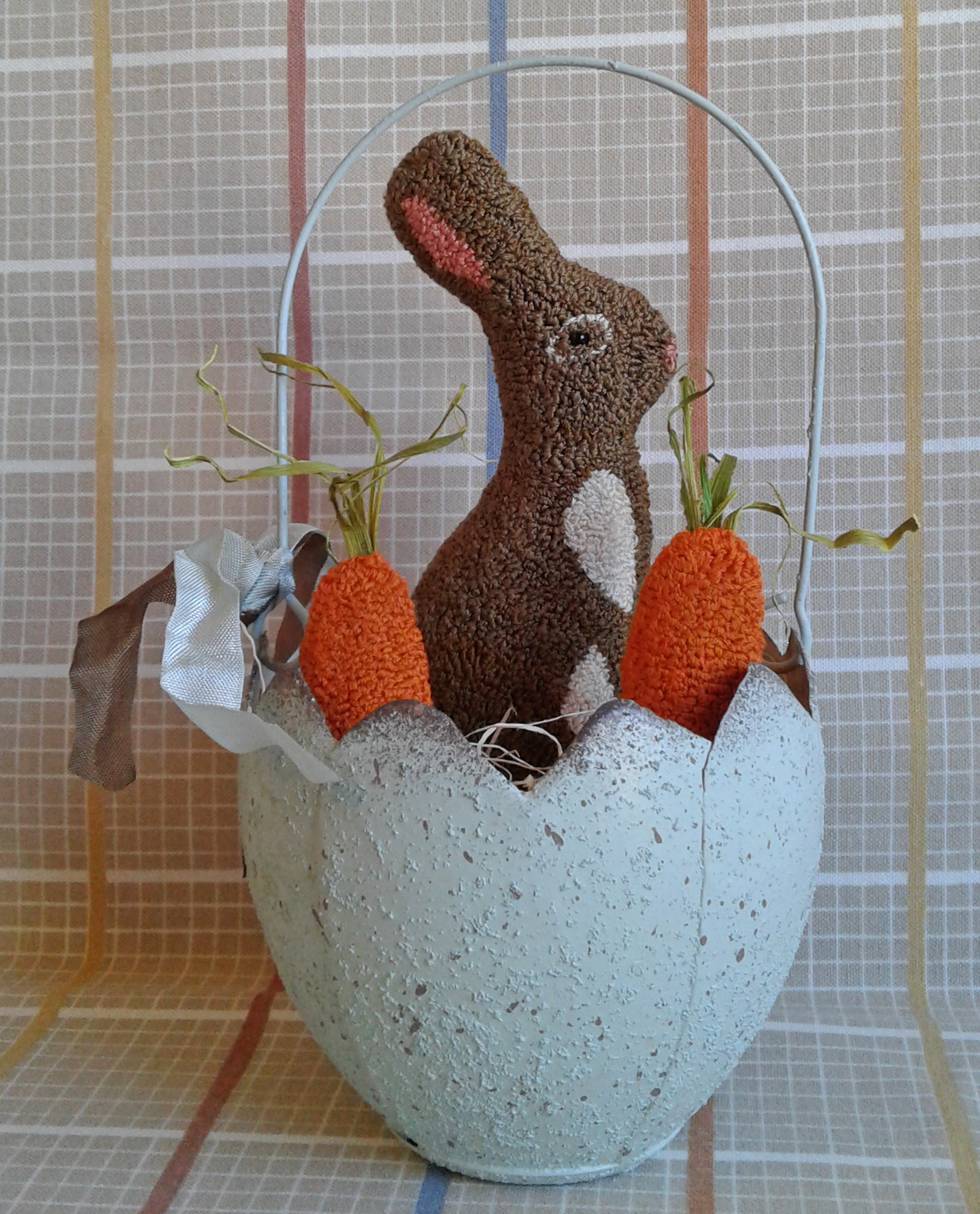 Punch Needle Pattern "bunny and Her Carrots" - PDF Instant Download ...