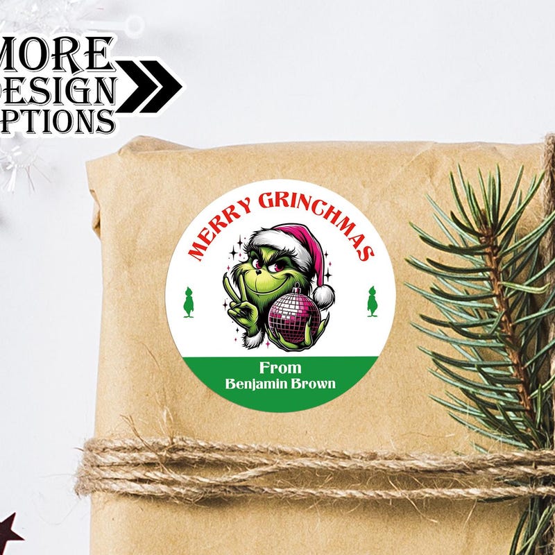 The Grinch Stickers - Etsy