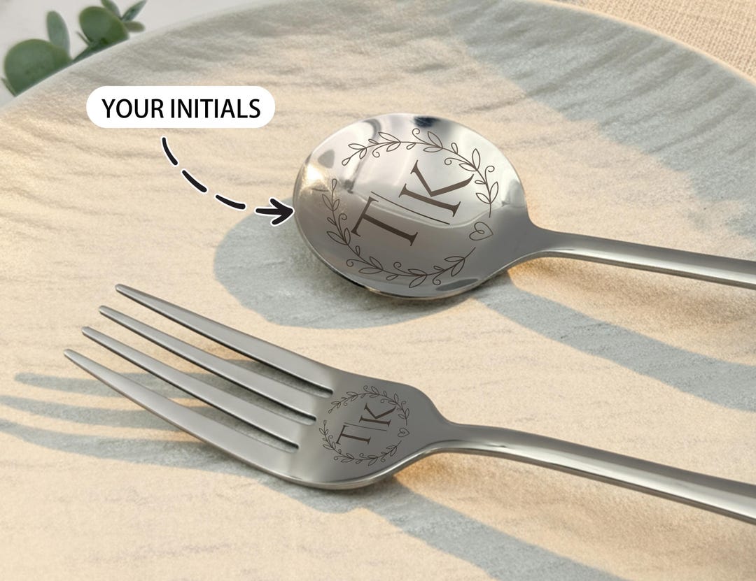 Customized Stainless Steel Engraved Fork Spoon/i Forking Love You Fork ...