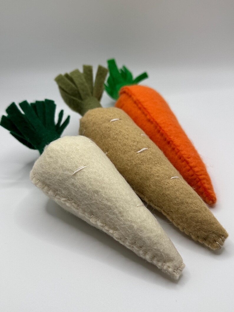 Felt Carrot for Play - Etsy