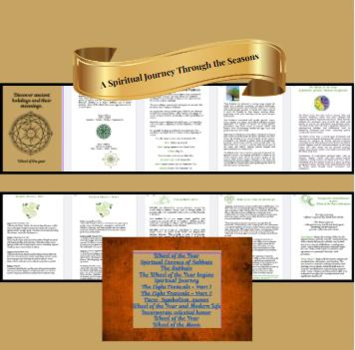 Wheel of the Year Guide Sabbat Book of Shadows Correspondences Colors ...