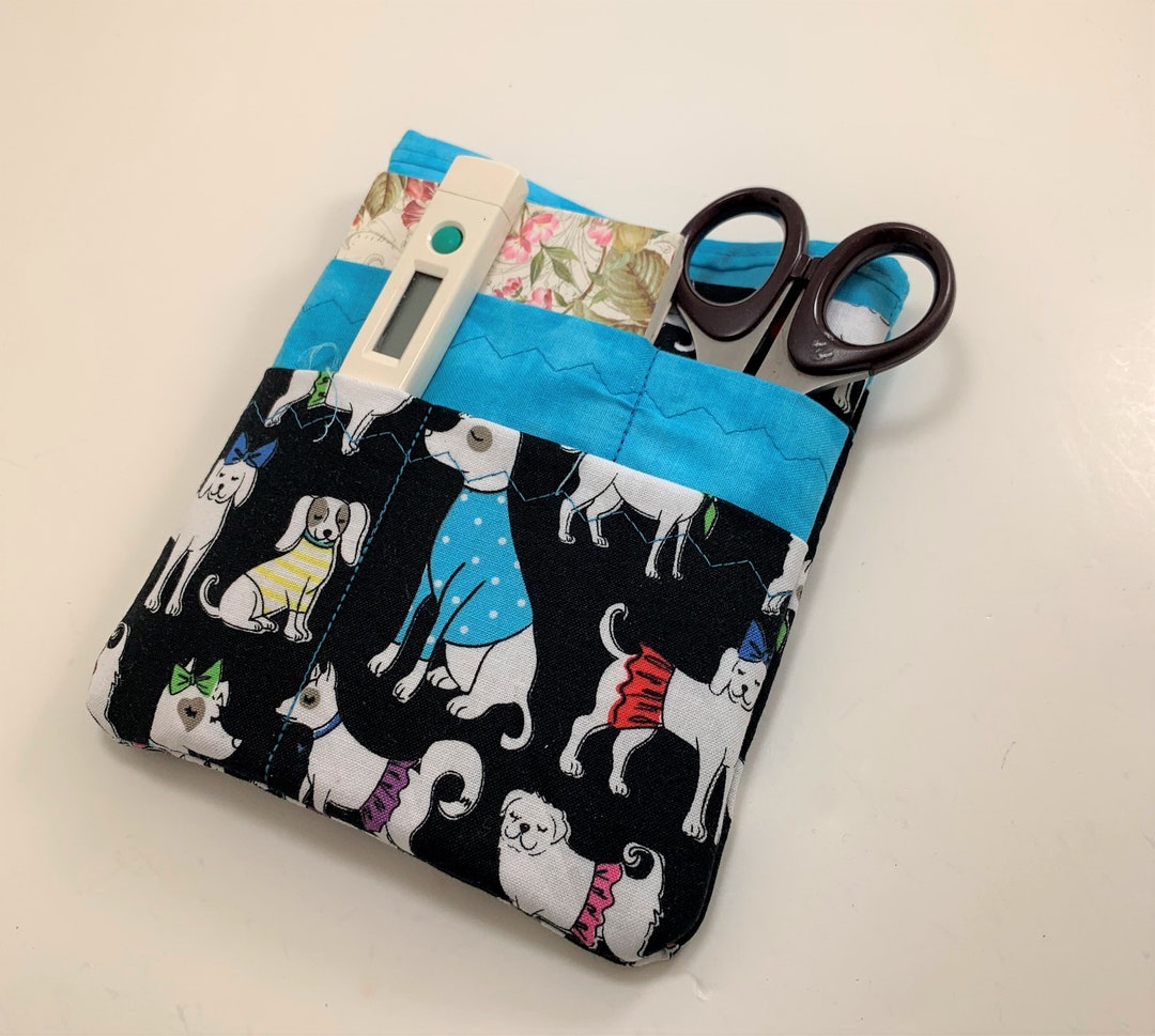 Dog Print Medical Pocket Organizer - Scrubs, Lab Coat - Made to Order ...