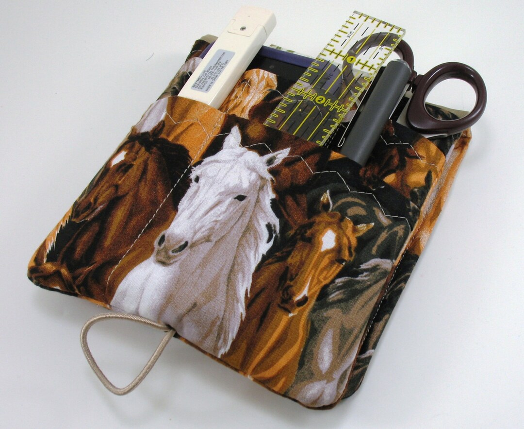 Horse Print Medical Pocket Organizer: Nurse, Vet Tech Scrubs Case - Etsy